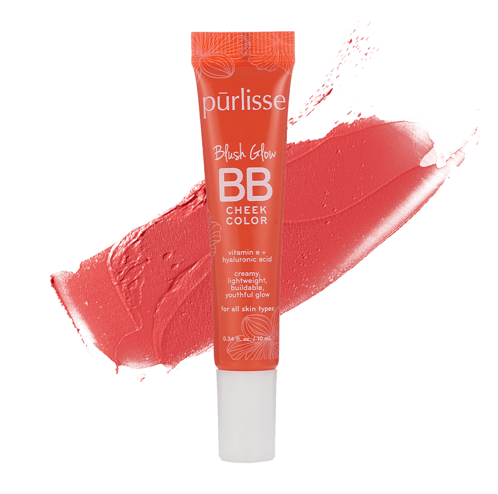 Blush Glow BB Cheek Color - Liquid Blush with Vitamin E & HA | purlisse