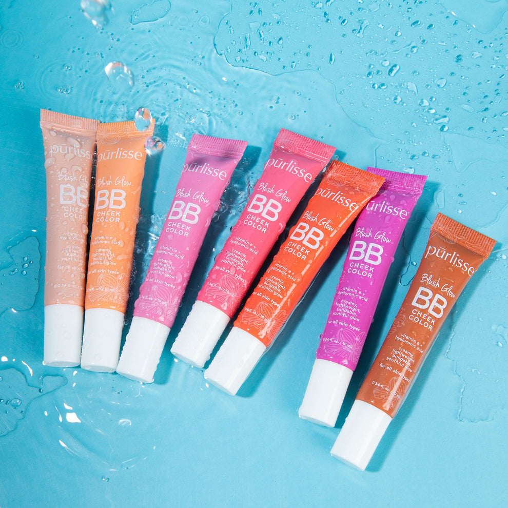 Blush Glow BB Cheek Color - Liquid Blush with Vitamin E & HA | purlisse
